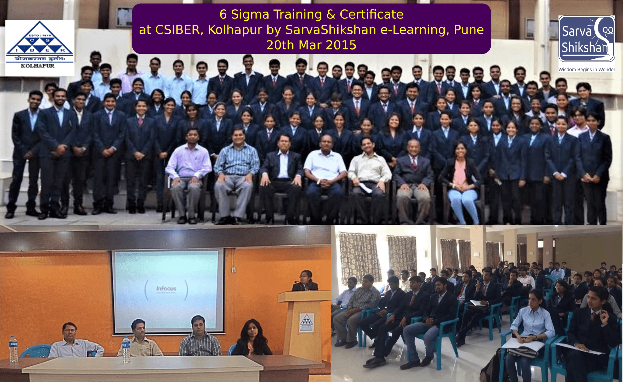 6 Sigma Certification Training – CSIBER Kolhapur - SarvaShikshan